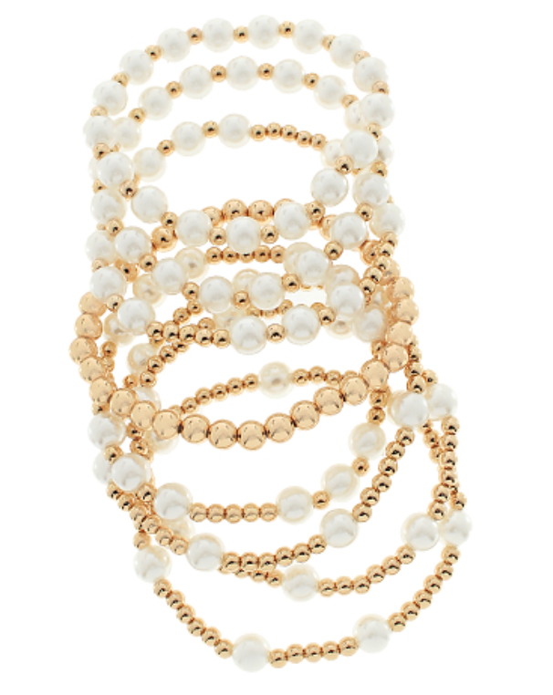Pearl & Gold Bliss Stack – There She Goes