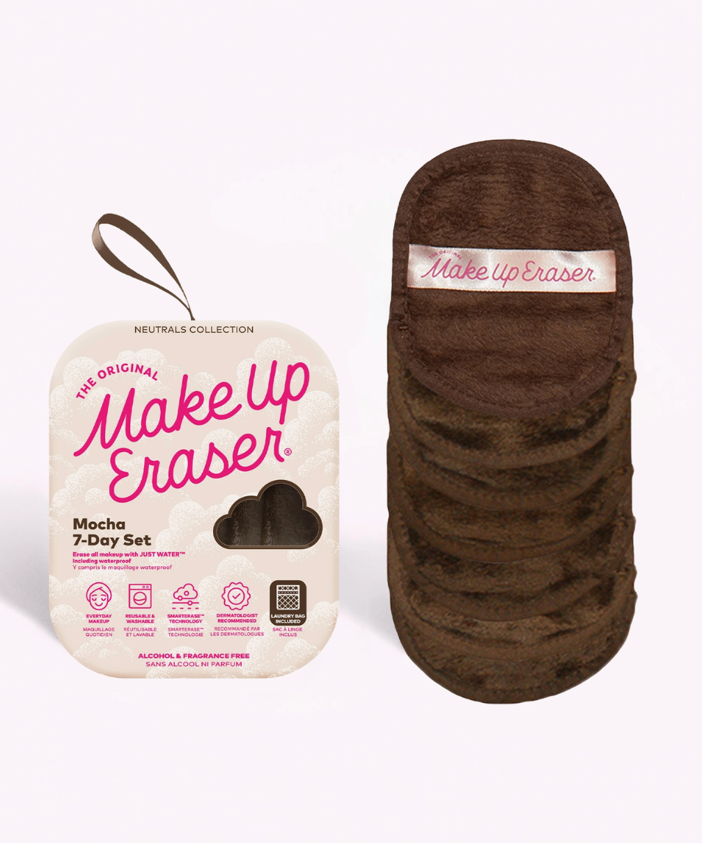 Mocha 7 Day Makeup Eraser Set – There She Goes